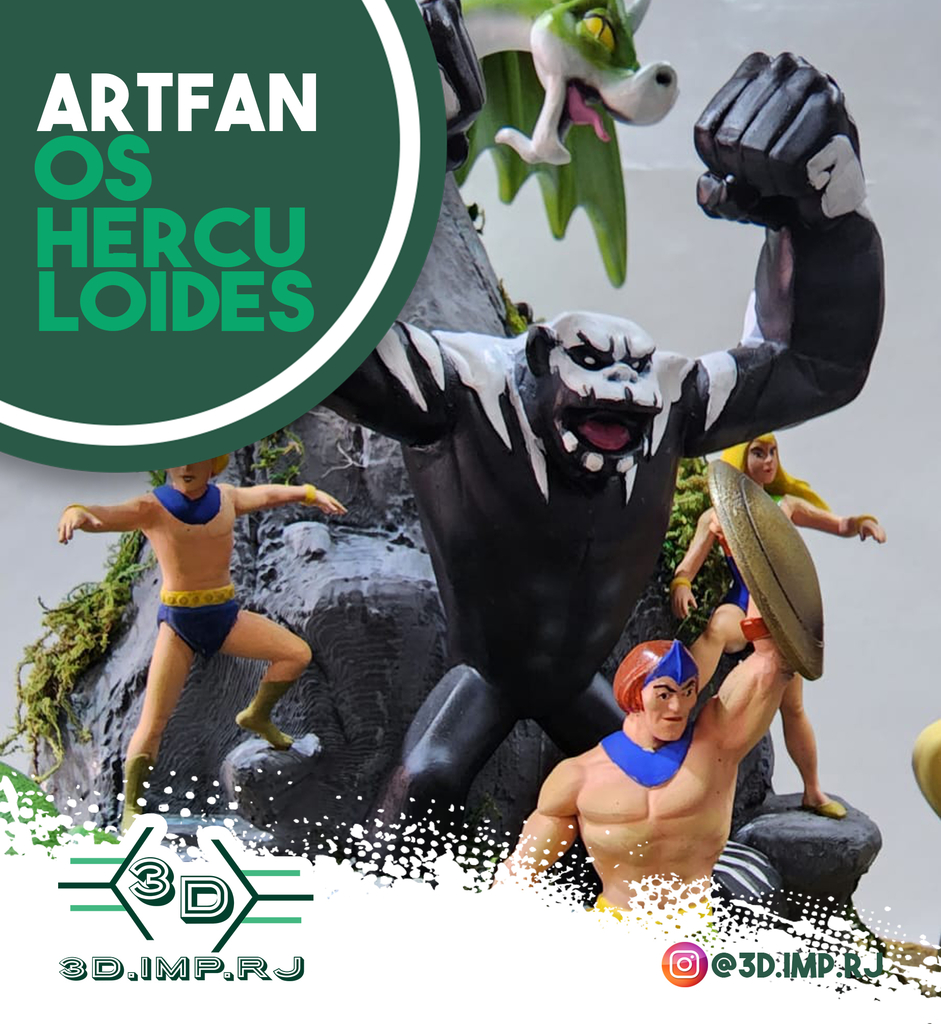Os Herculoides - Diorama - Comprar em 3D.IMP.RJ