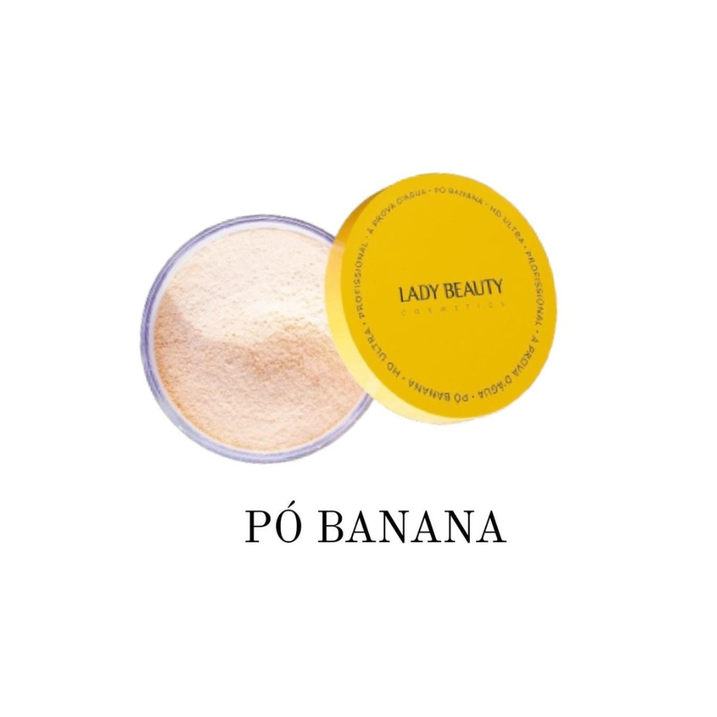 Pó Banana Hd Ultra À Prova D'água Lady Beauty