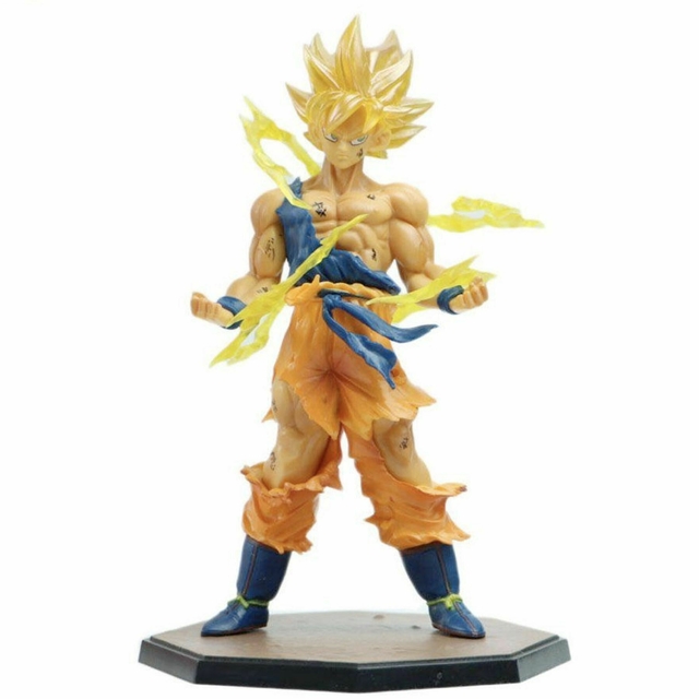 Figura Armable Goku Poder con Rayos Ki de Dragon Ball Z