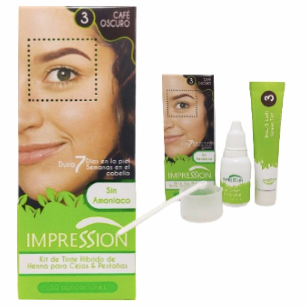 Tinte Impression de Henna para Cejas y Pestañas Tinte Híbrido