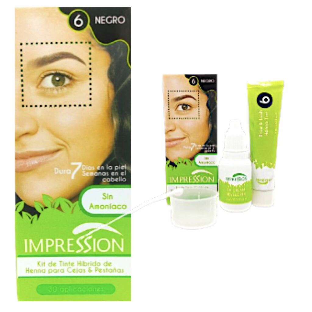 Tinte Impression de Henna para Cejas y Pestañas Tinte Híbrido