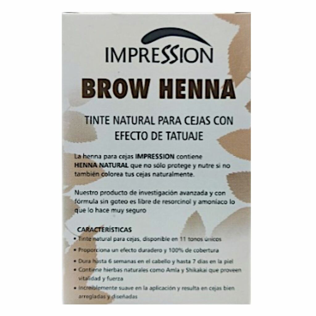 Tinte de Henna Impression para Cejas HD en Polvo de venta en México