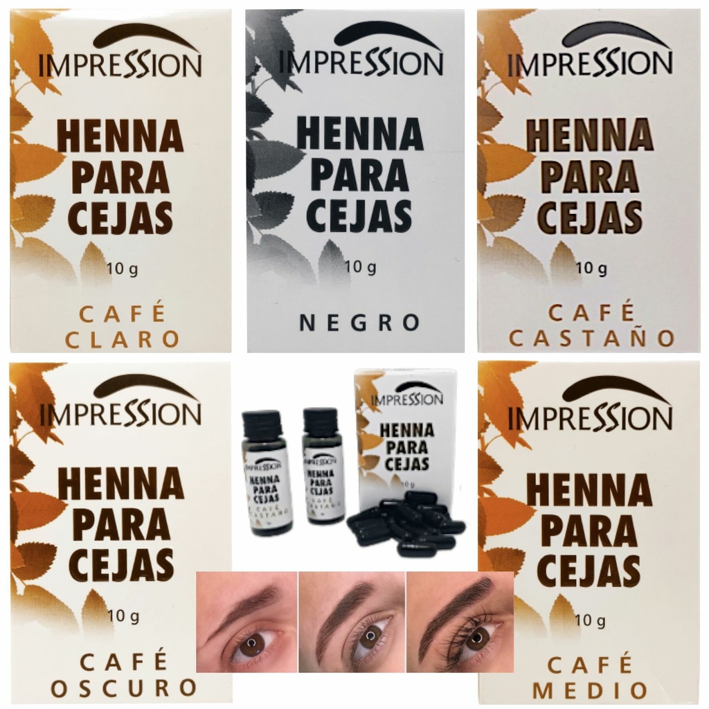 Tinte de Henna Impression para Cejas HD en Polvo de venta en México