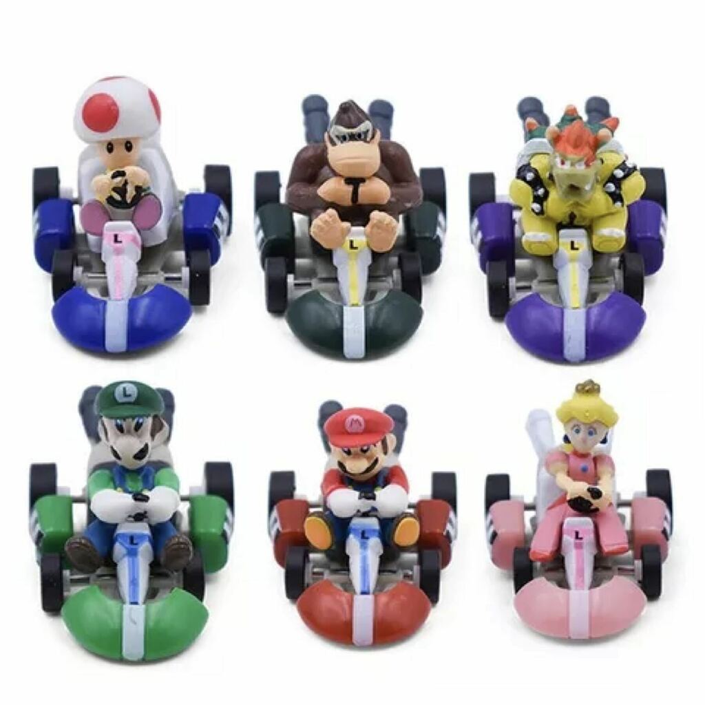 Super Mario Kart Set de 6 Figuras de Venta en México a Gran Precio