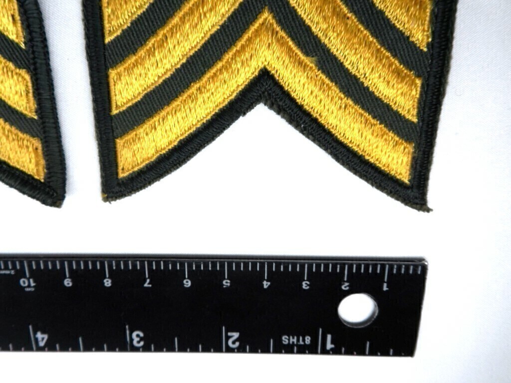 Conjunto de 2 Patchs - Sargento - U.S.A. - Originais de uso das Forças ...