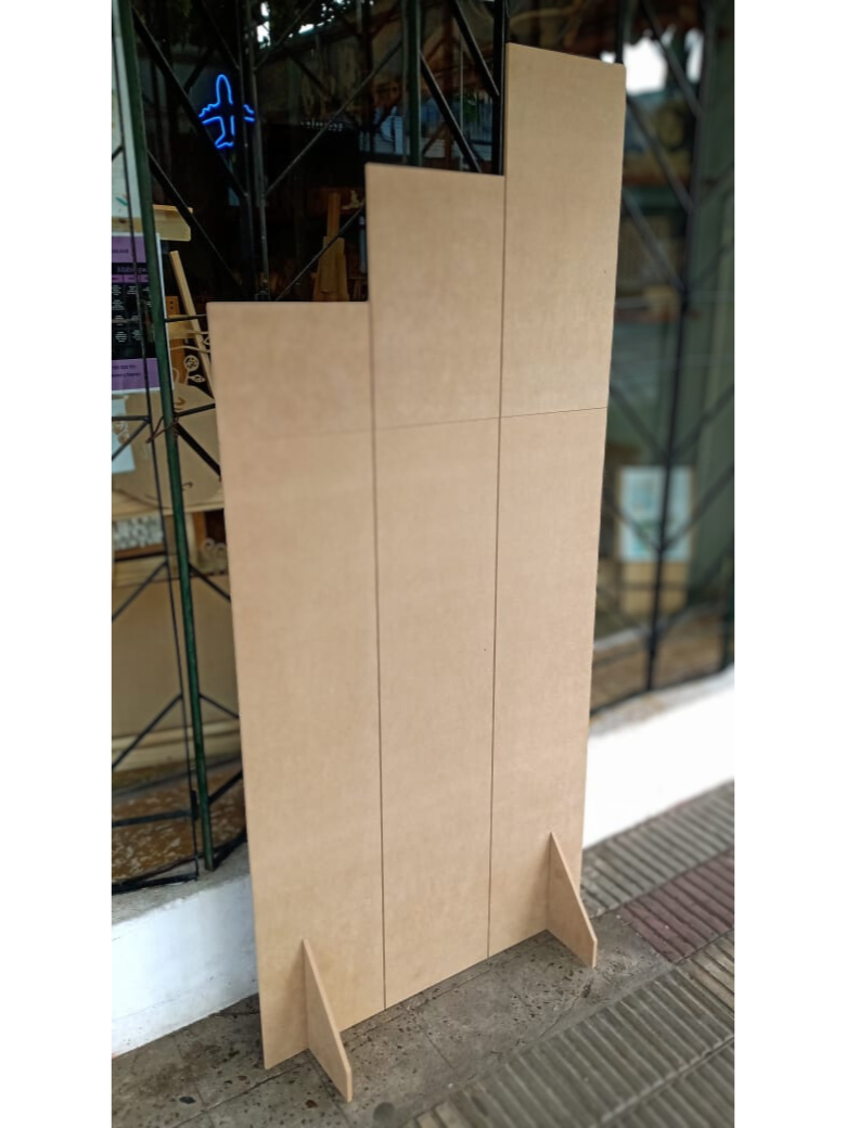 Panel Rectángulos, desarmable. 0,80 x 1,80