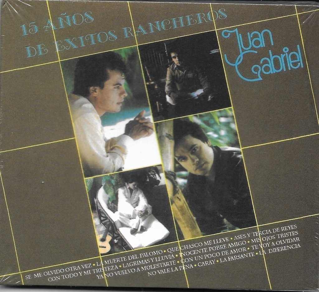 Juan Gabriel - 15 Años De Exitos Rancheros Cd Digipack