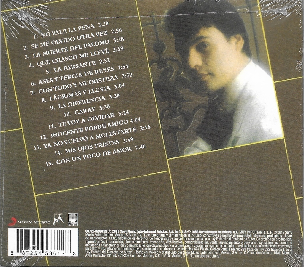 Juan Gabriel - 15 Años De Exitos Rancheros Cd Digipack