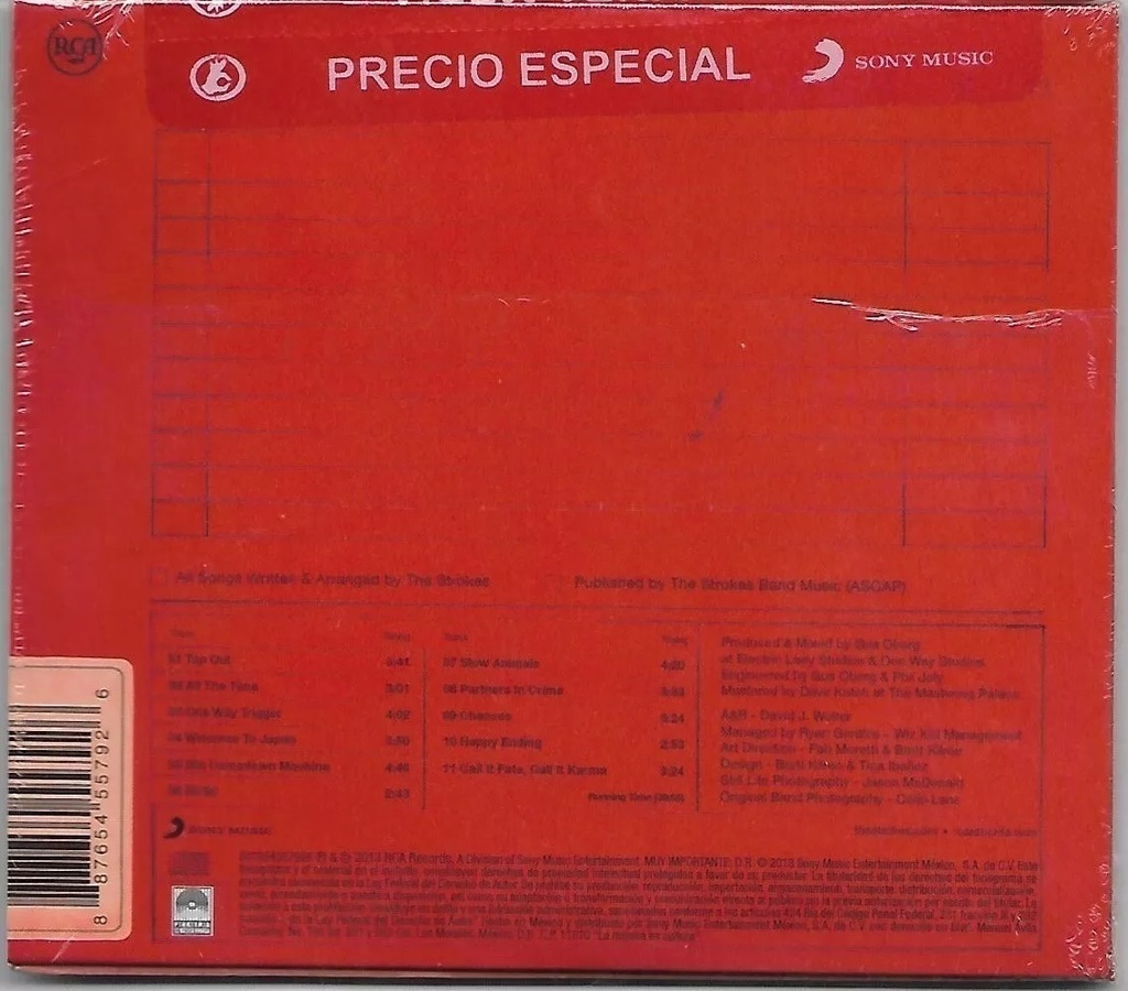 The Strokes - Comedown Machine Cd Digisleeve