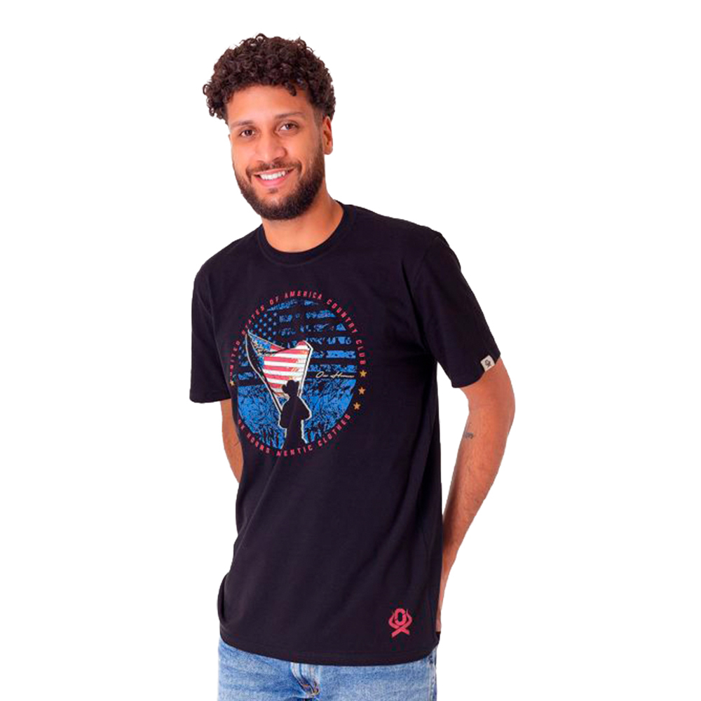 Camiseta Ox Horns Masculina Gerações Preta 1612