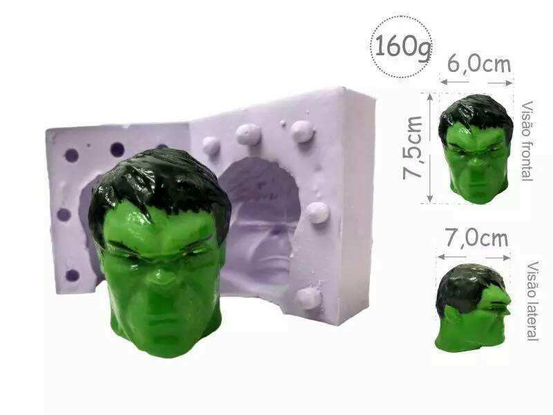 Molde de Silicone Hulk Ib-100 - Comprar em IBmoldes