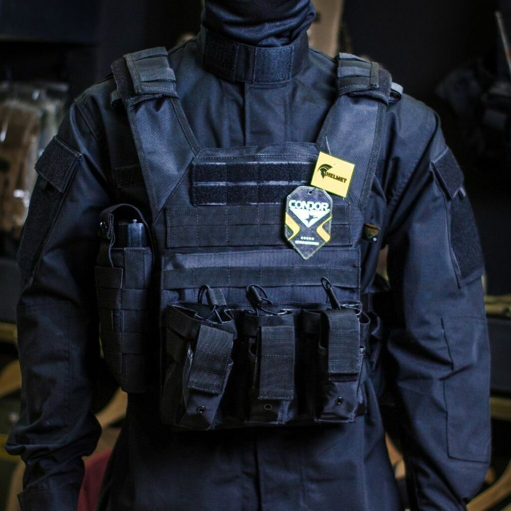 Chaleco JPC CONDOR negro - Comprar en HELMET
