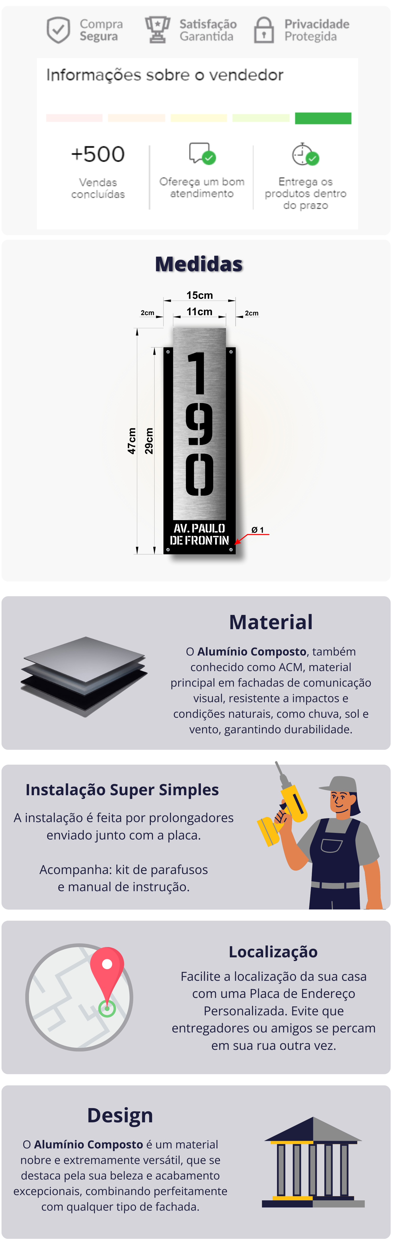 Placa de Rua Personalizada