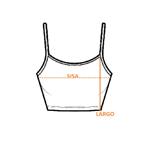 TOP DE MUJER ENGOMADO