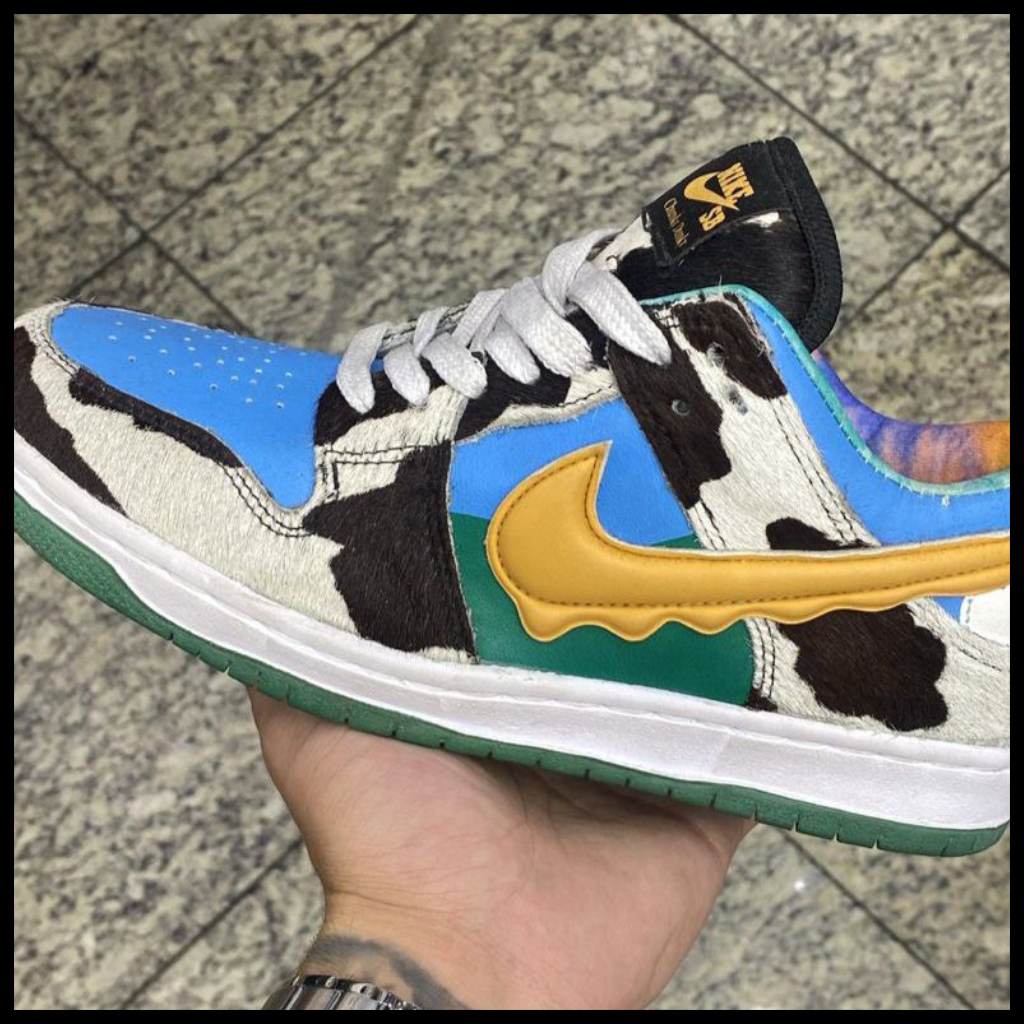 Edição Premium Tênis Nike Dunk Low SB x "Ben & Jerry's" Colorido