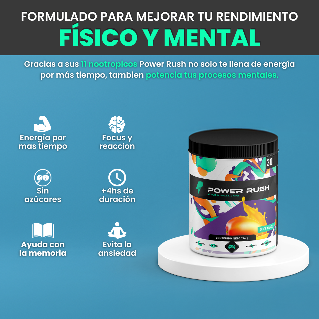 Power Rush - 30 servings (226g) - Comprar en Power Rush