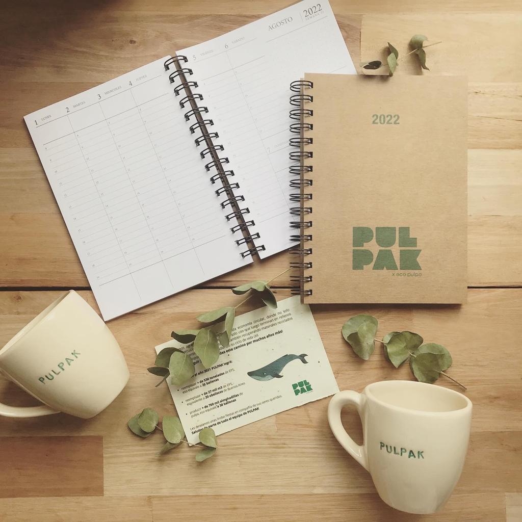 Set de agenda con taza personalizada - Pulpak