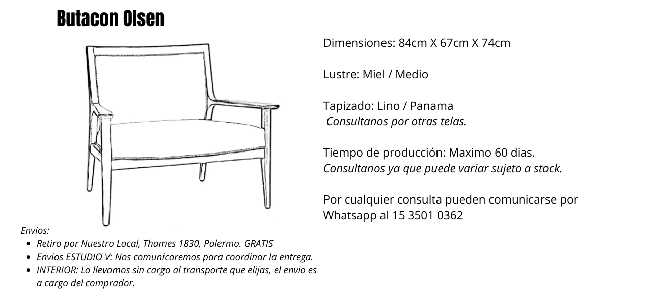 BUTACON OLSEN - Comprar en Estudio V