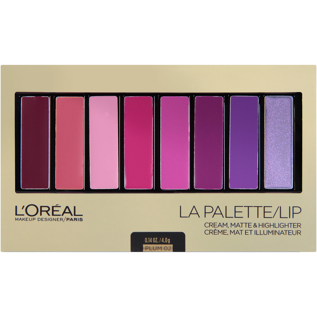 Paleta de colores para labios Crema, Matte e Iluminador L'Oreal MakeUp ...