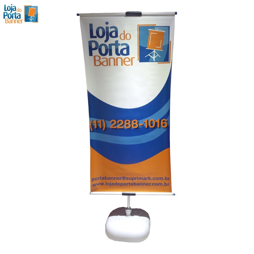 Porta Banner de 2,40 M Com Garras e Base Plástica - MegaPesado Loja ...