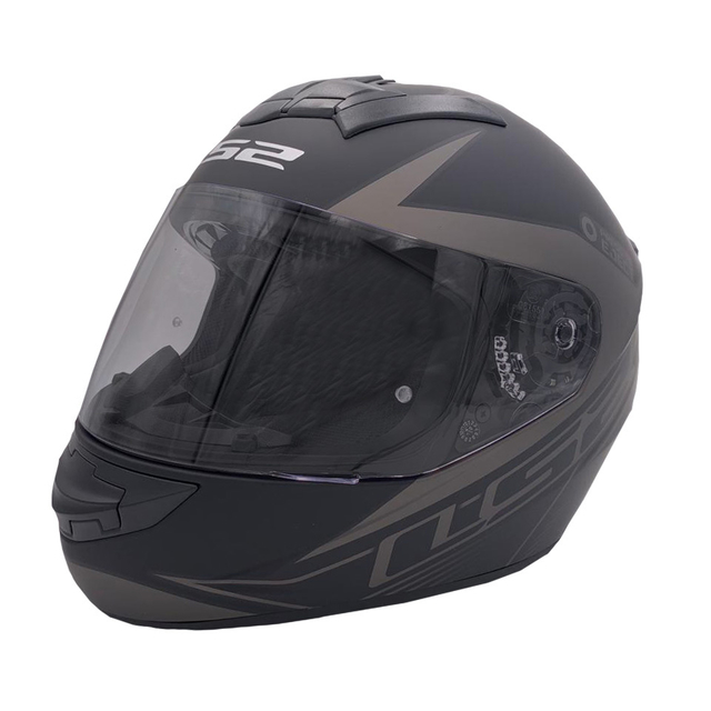 CASCOS LS2 352 ROOKIE LIGHTER - NEGRO GRIS MATTE