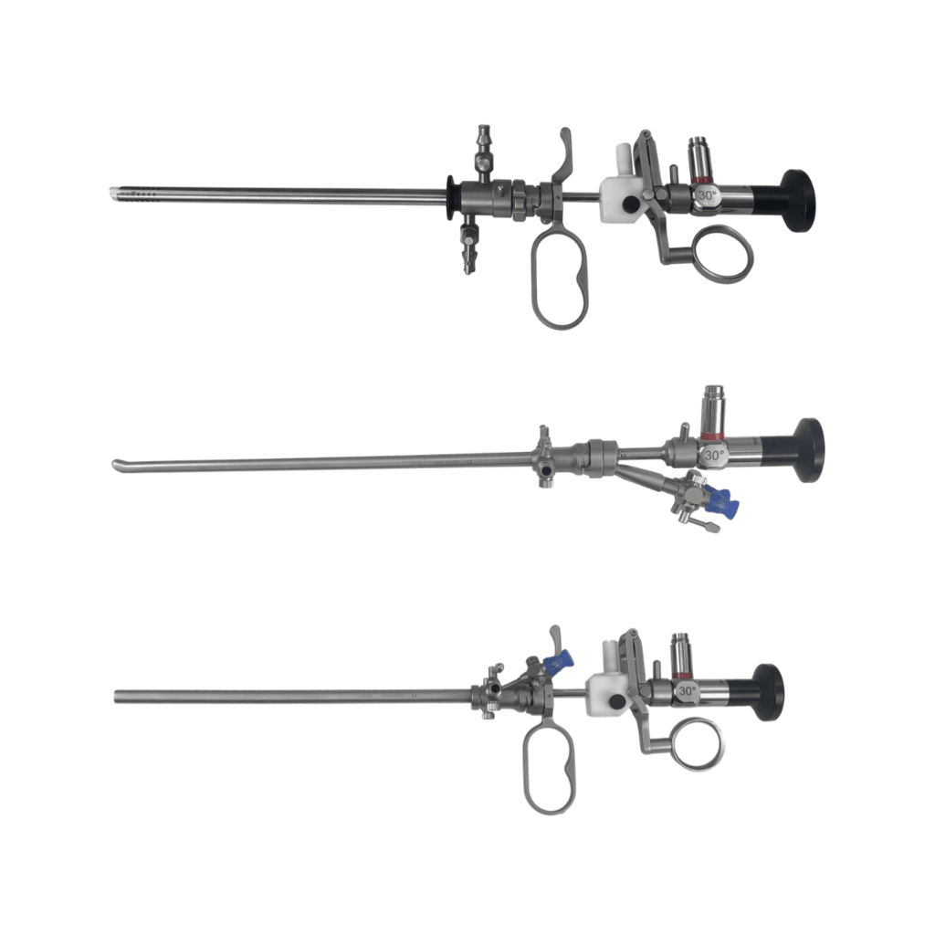 Resectoscopio con elemento de trabajo para RTU