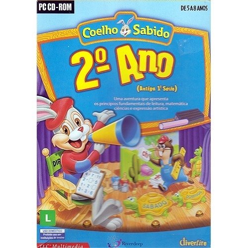 Coelho Sabido 2.º Ano (Antiga 1.ª Série) - na Nuvem da Alegria - CD-ROM