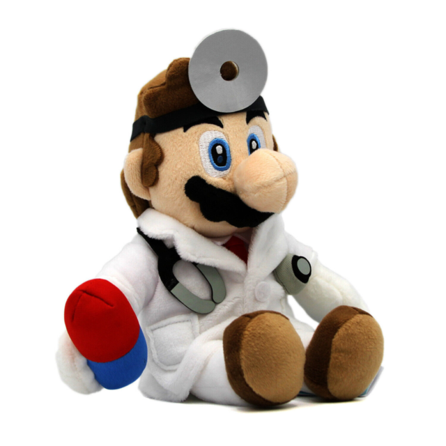 Plush Dr. Mario 24cm OFICIAL - Comprar en hadriatica