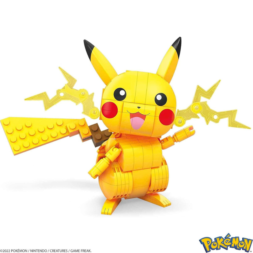 MEGA Pokémon Action Figure Building Toys, Pikachu With 205 Pieces, 4 ...
