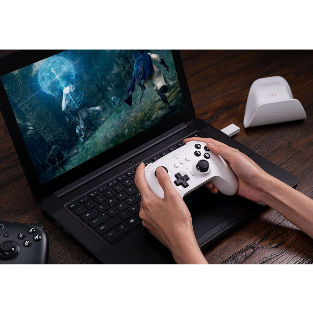 8Bitdo Ultimate Bluetooth Controller with Charging Dock, 2.4g Wireless ...