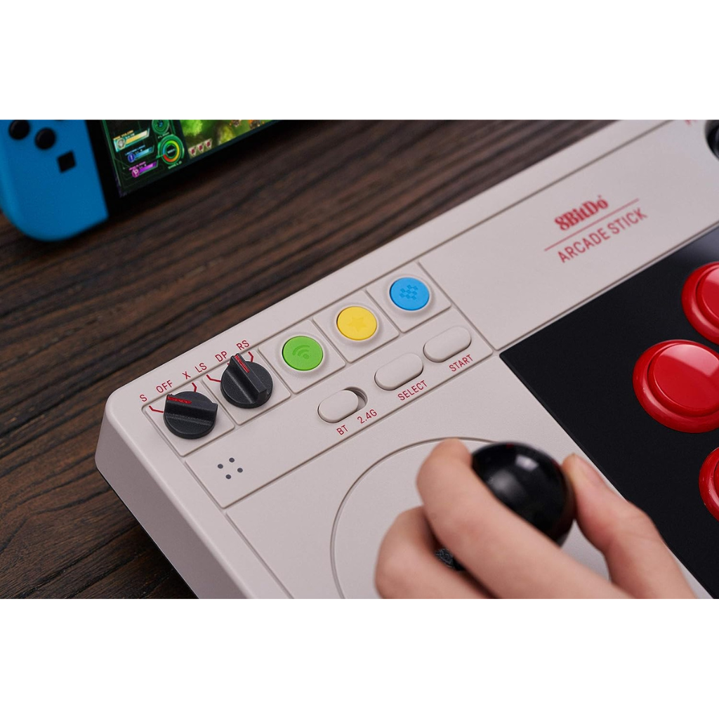 8Bitdo Arcade Stick for Switch & Windows, Arcade Fight Stick Support ...