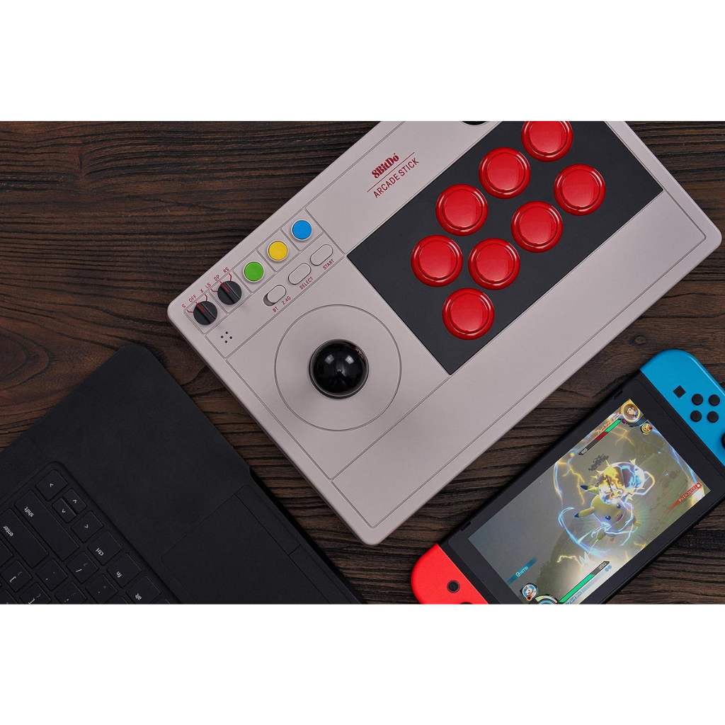 8Bitdo Arcade Stick for Switch & Windows, Arcade Fight Stick Support ...