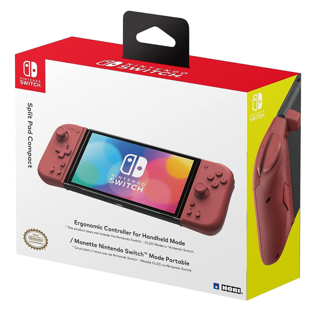 HORI Nintendo Switch Split Pad Compact (Apricot Red) - Ergonomic ...
