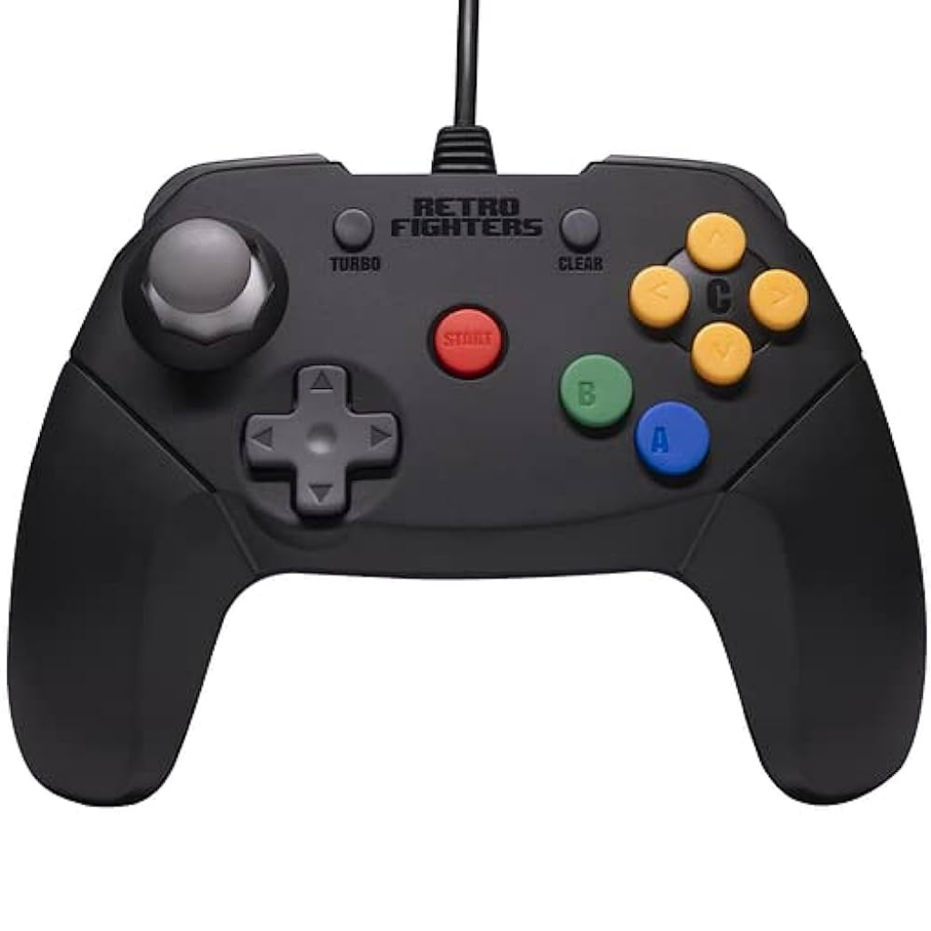 Retro Fighters Brawler64 Color Edition v2 - For Nintendo 64 - N64 Black