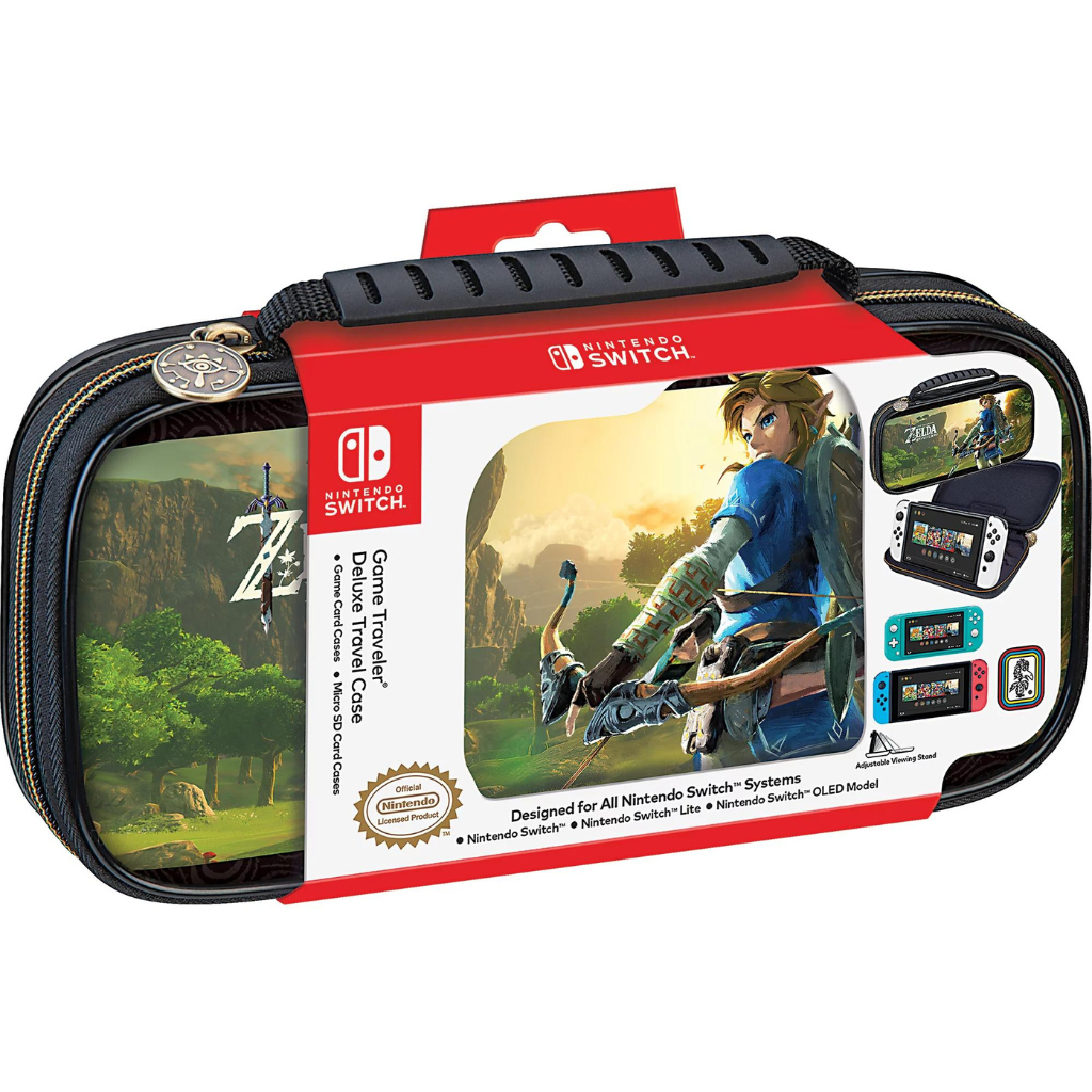 Nintendo Switch, Game Traveler Deluxe Travel Carrying Case - Link Edition