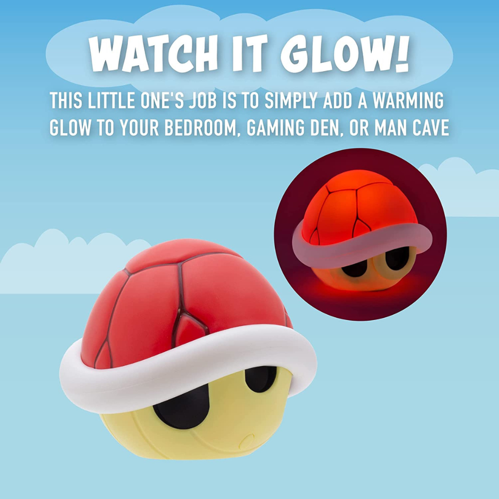 Super Mario Red Shell Light with Sound - Officially Licensed Nintendo ...