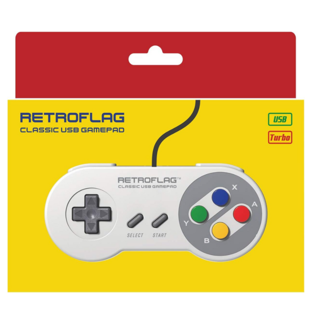 Retroflag Classic Wired USB Gaming Controller Compatible with PC, Raspberry Pi and Nintendo ...