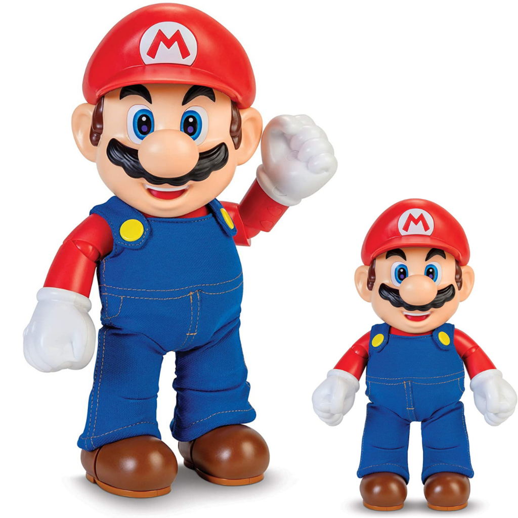 SUPER MARIO It's-A Me, Mario! Collectible Action Figure, Talking ...