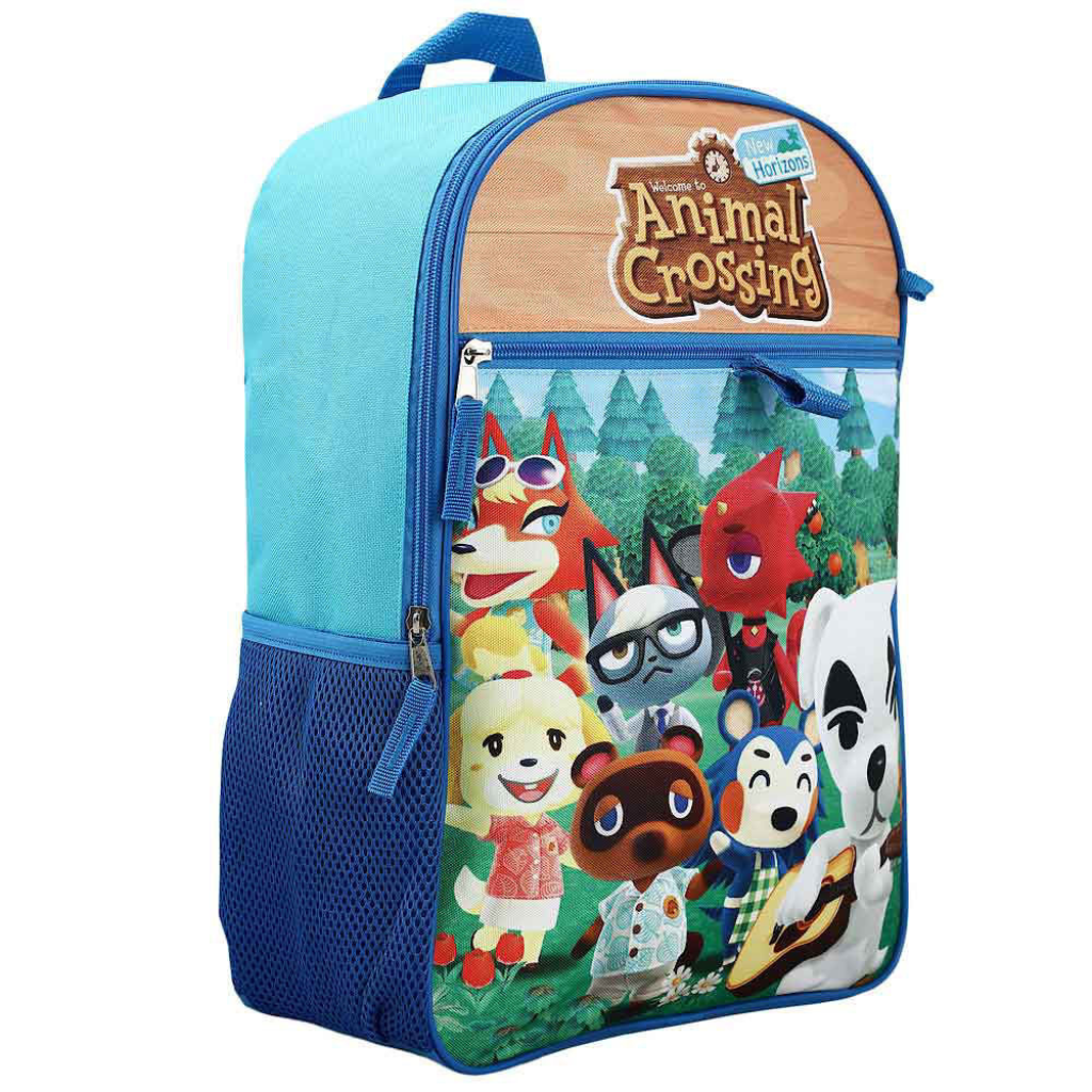 ANIMAL CROSSING CHARACTER 5 PC. BACKPACK SET (Mochila, lunchera ...