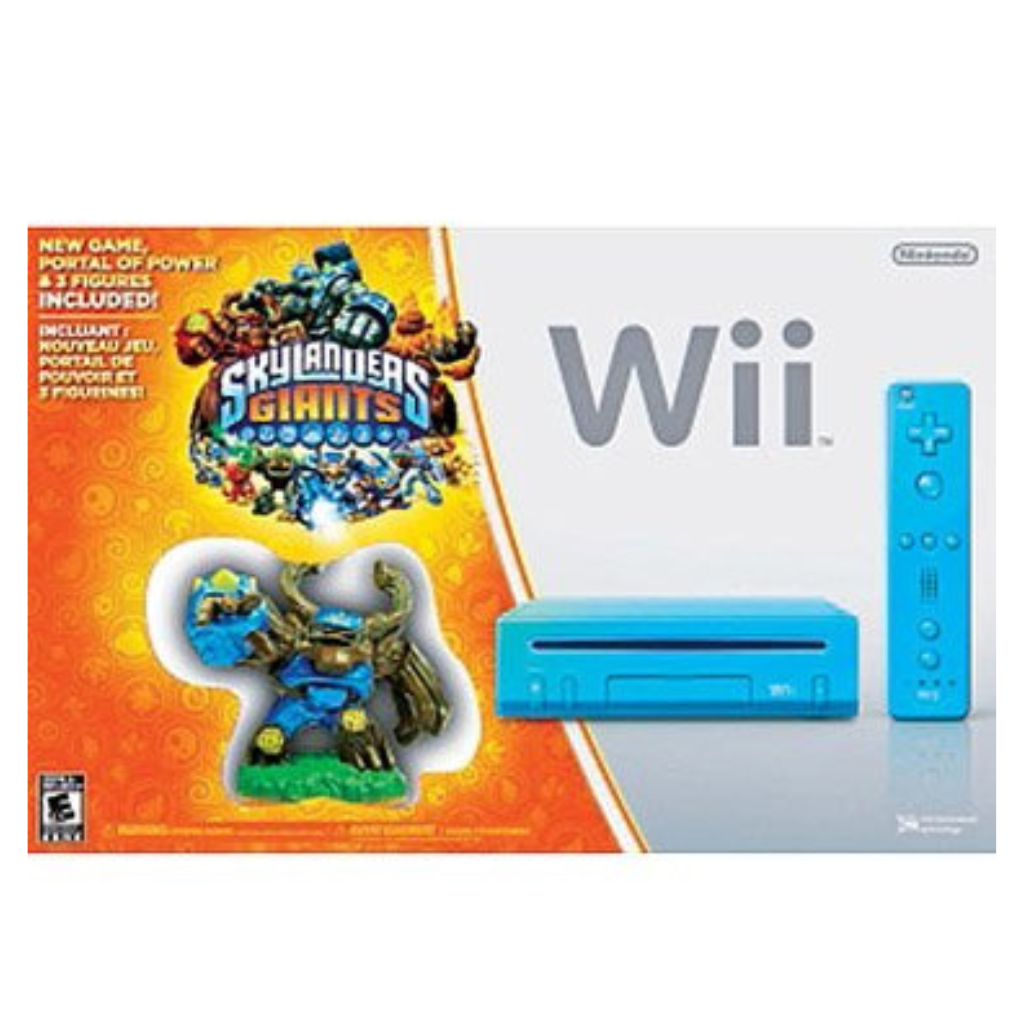 Nintendo Wii Console Bundle Pack Skylanders Giants Blue