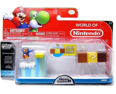 Micro Land Super Mario - Penguin Mario + Frosted Glacier