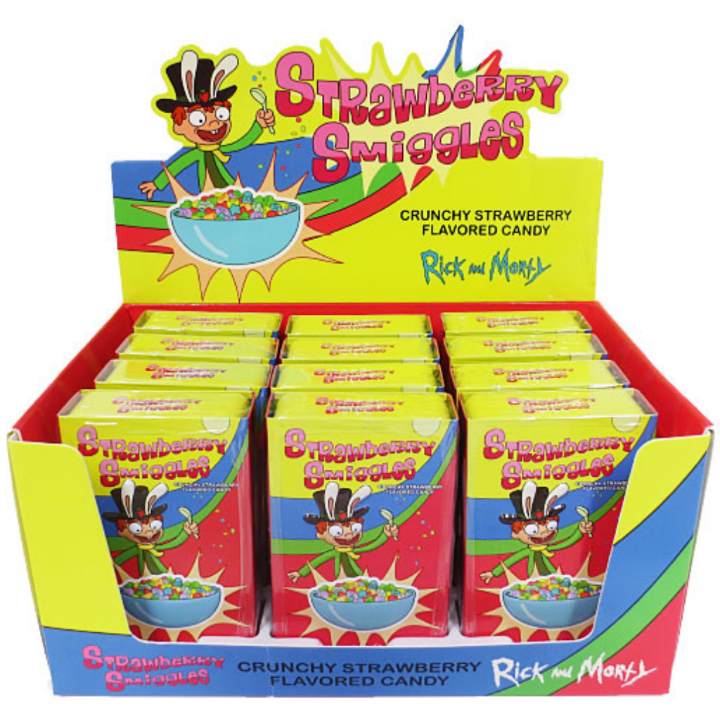 Rick and Morty Strawberry Smiggles Crunchy Strawberry Flavored Candy ...