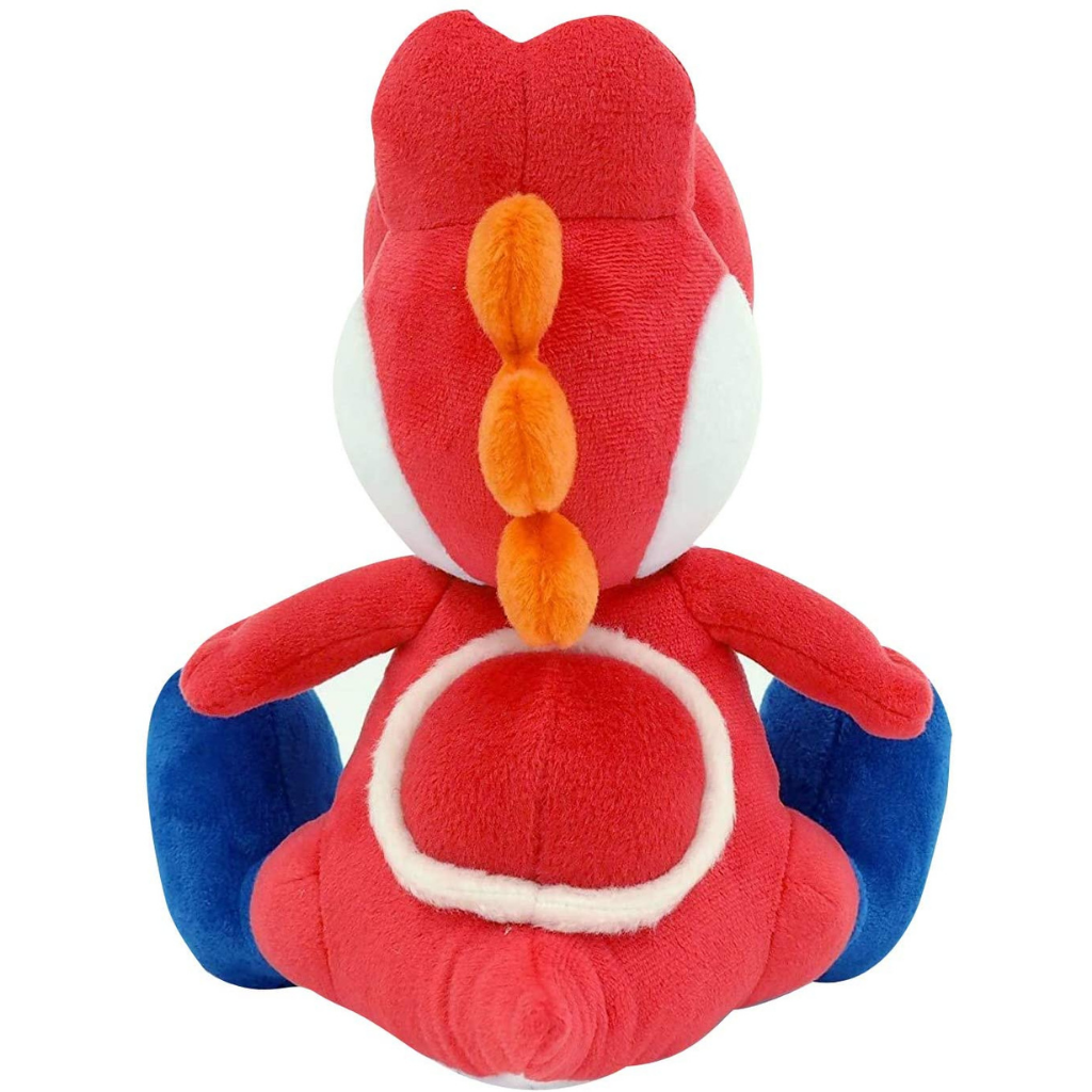 Super Mario All Star Collection Red Yoshi Plush, 7", 18cm