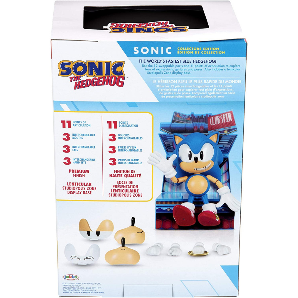 Sonic The Hedgehog Ultimate 6" Sonic Collectible Action Figure 30th ...