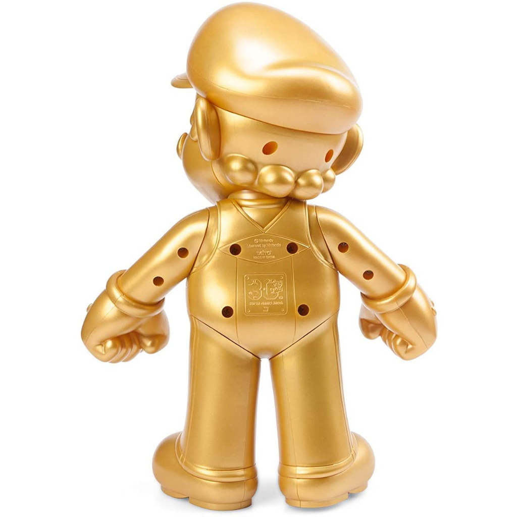 Super Mario 30th Anniversary Gold Mario Action Figure by TAITO Mario Gold