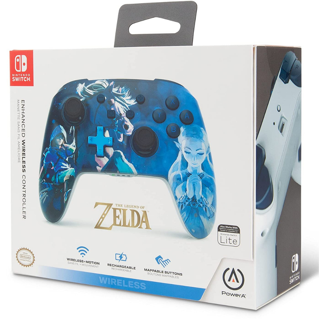 PowerA Enhanced Wireless Controller for Nintendo Switch - Zelda ...
