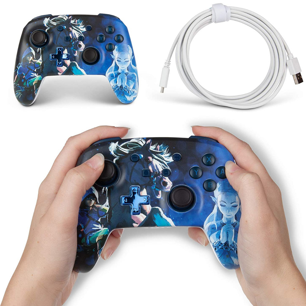 PowerA Enhanced Wireless Controller for Nintendo Switch - Zelda ...