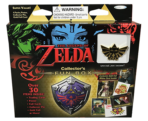 The Legend Of Zelda Collector's Trading Cards Fun Box - 4 packs of 6 ...