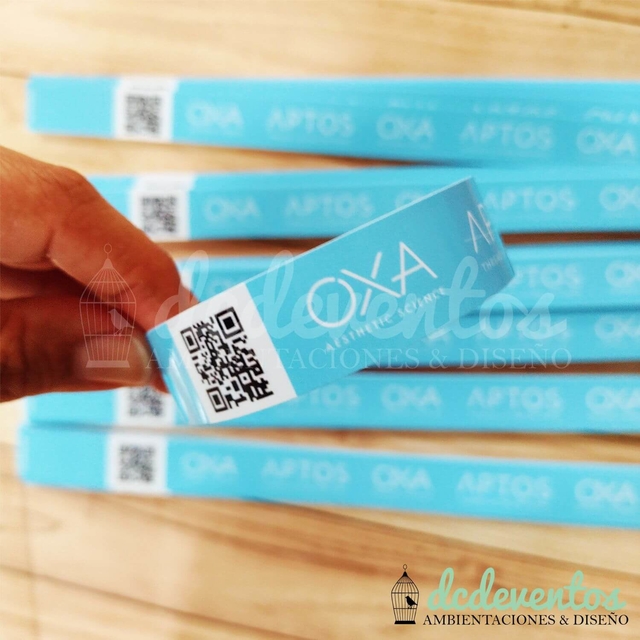100 Pulseras autoadhesivas personalizadas código QR (Pedilas con tu ...