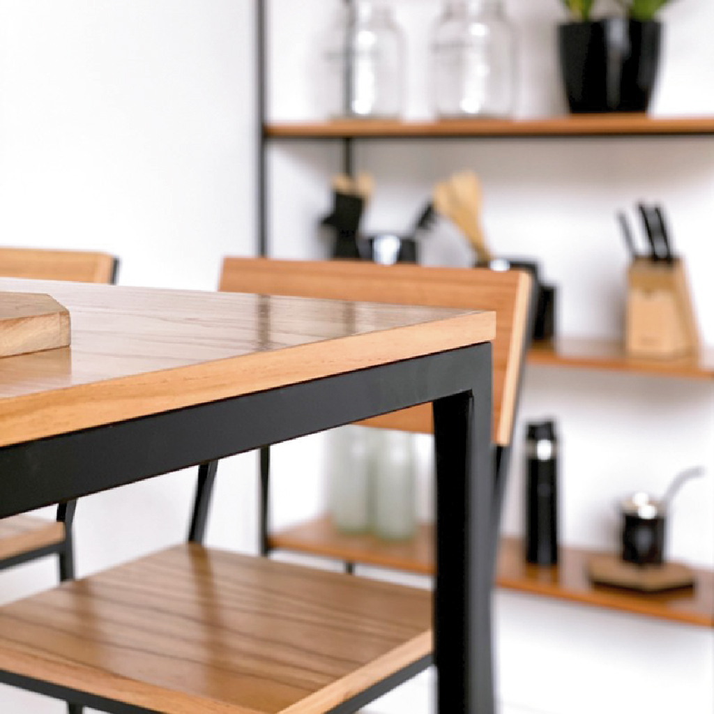 Mesa Alta Tablo (Tapa madera) - Comprar en HolaCasa